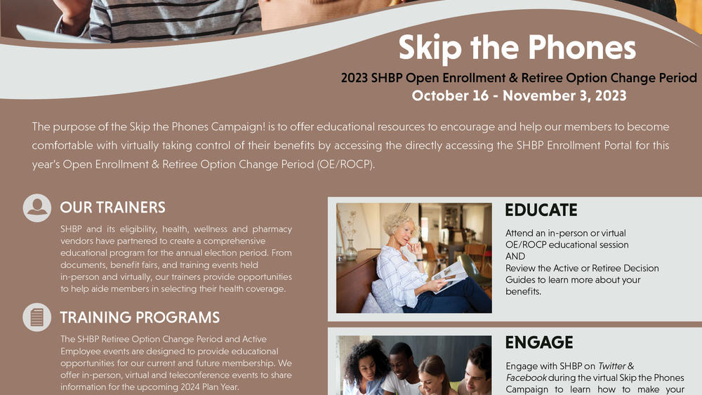 Open Enrollment/Retiree Option Change Period | State Health Benefit Plan